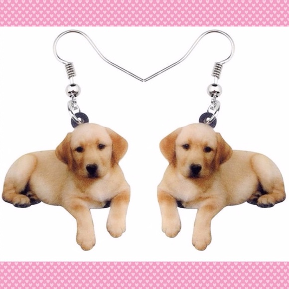 Jewelry | Golden Labrador Retriever Puppy Earrings | Poshmark